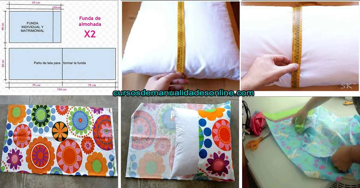 Aprende como confeccionar forro de almohadas